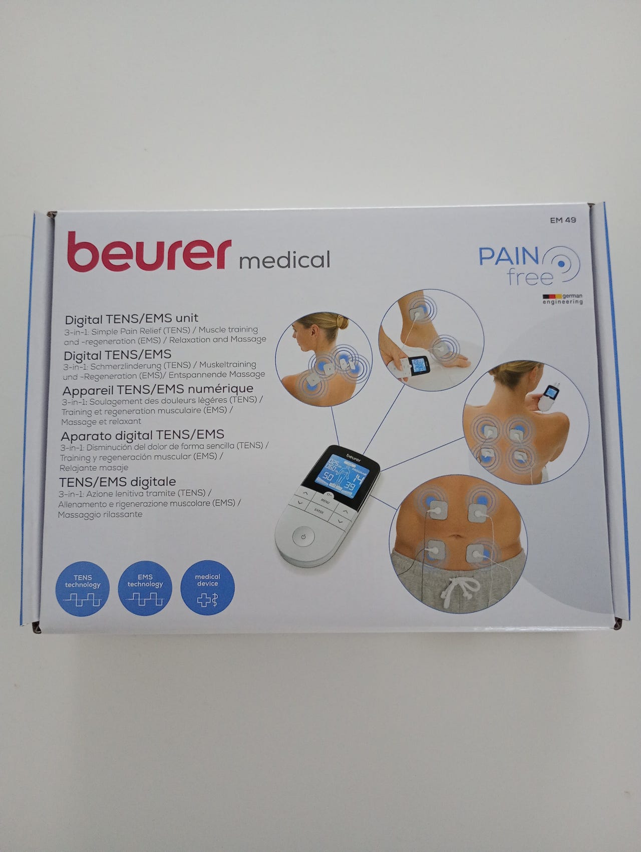 Beurer, EM49, Digital TENS/EMS unit | Tori