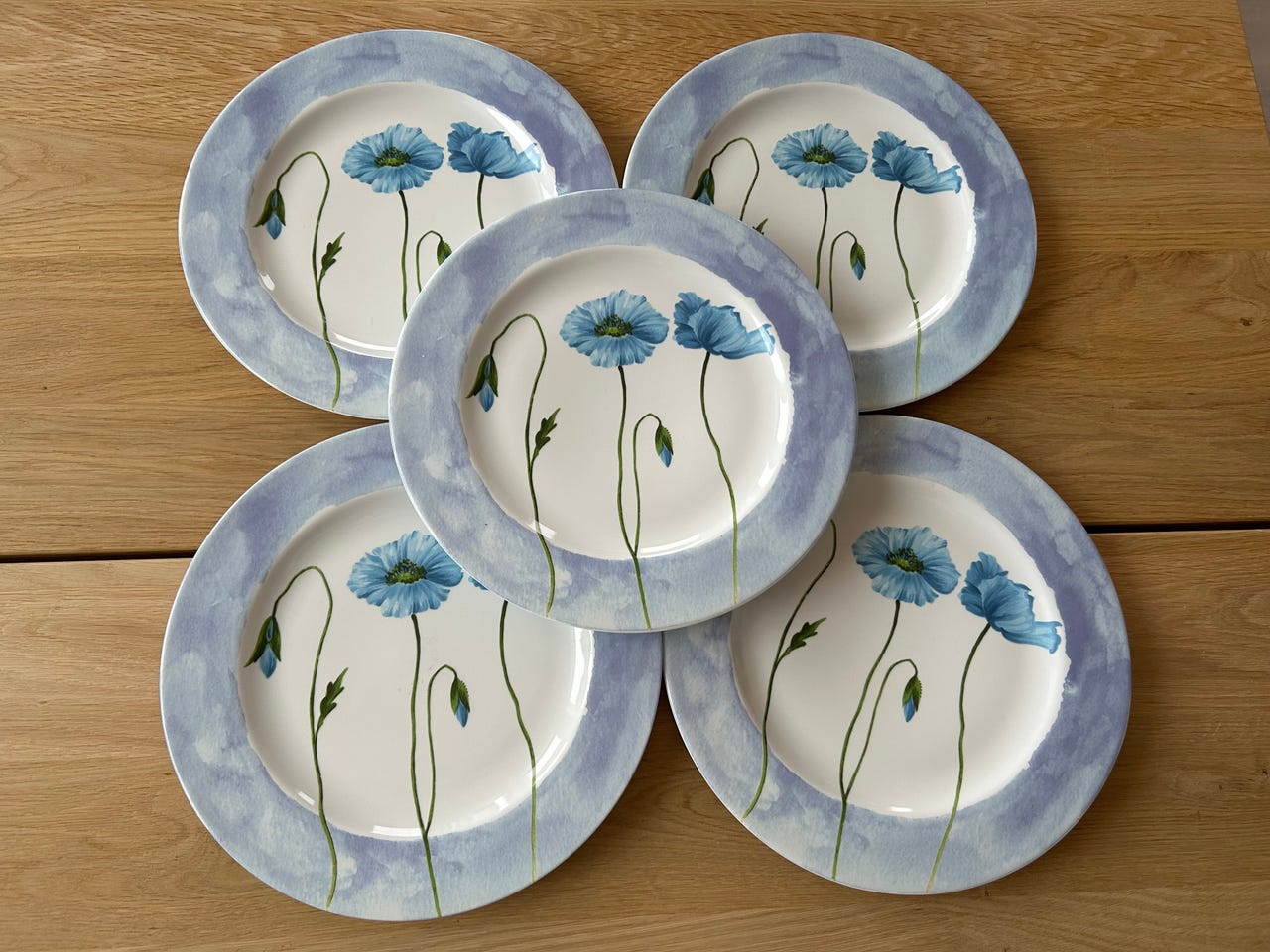 Coventry Fine Porcelain Silk Poppy lautaset | Tori