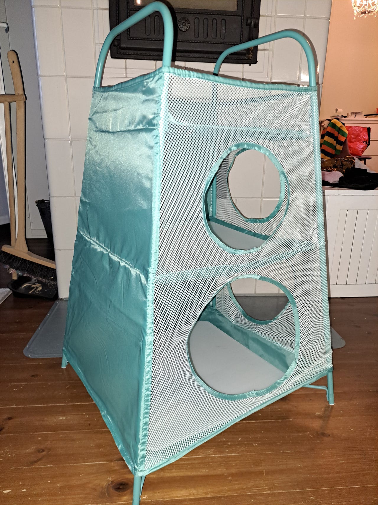 Ikea TIGERFINK Säilytyslokerikko, turkoosi | Tori