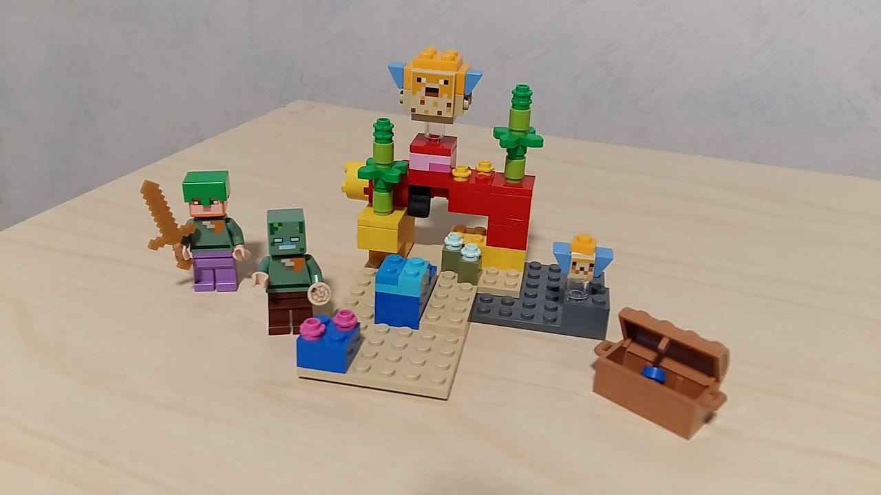 Lego minegraft 21164 the coral reef | Tori