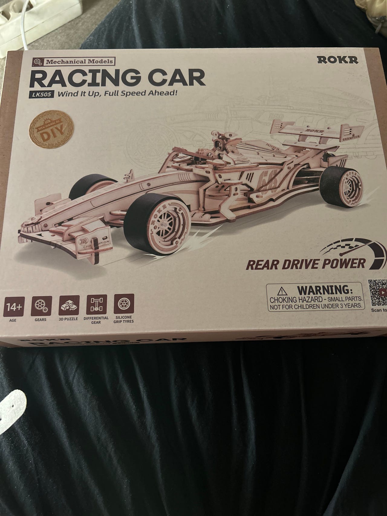 Robotime 3D puinen mekaaninen rakentaja Robotime Racing Car | Tori