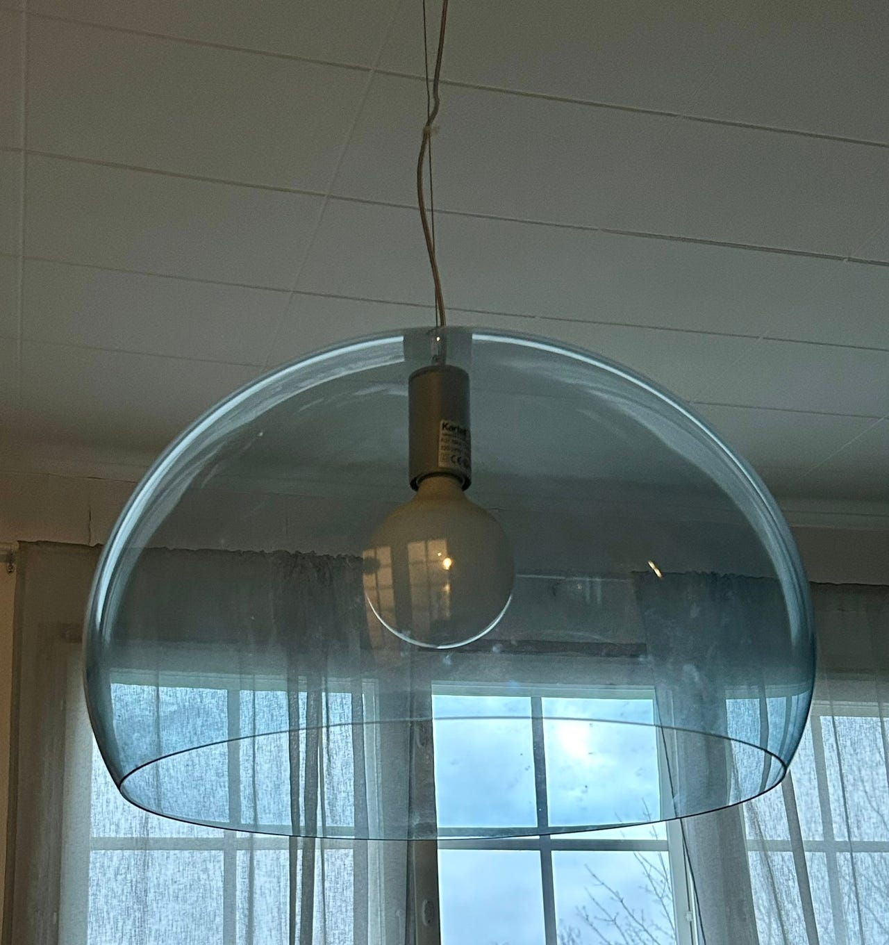 Kartell Fly vaaleansininen valaisin | Tori