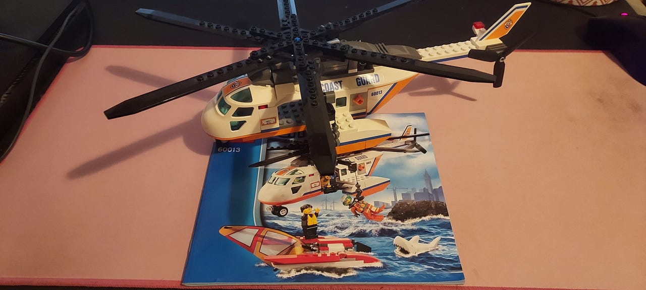 Lego city 60013 coast guard helicopter/pelastus helikopteri | Tori