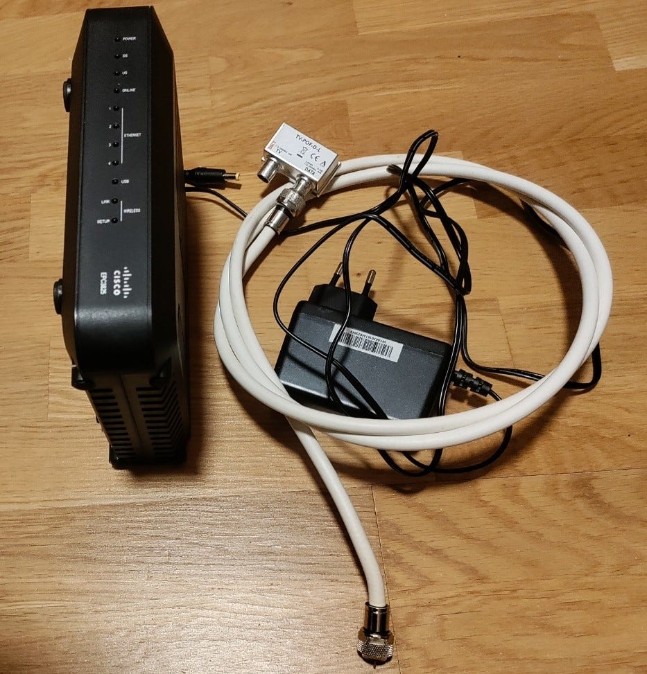 Kaapeli modemi Cisco EPC3825 | Tori