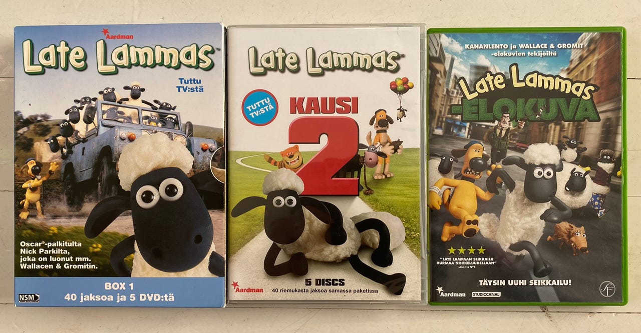 Late lammas 1 ja 2 boxit ja elokuva | Tori