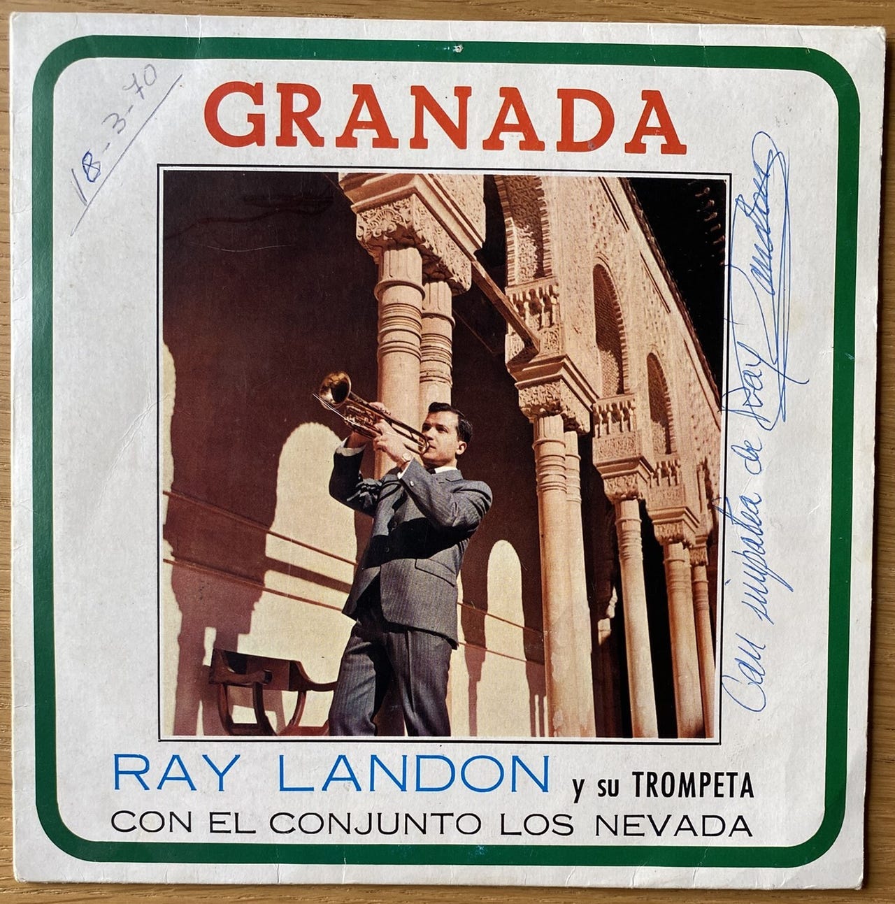 7" Single EP Ray Landon – Granada (nimmari, 1970) | Tori