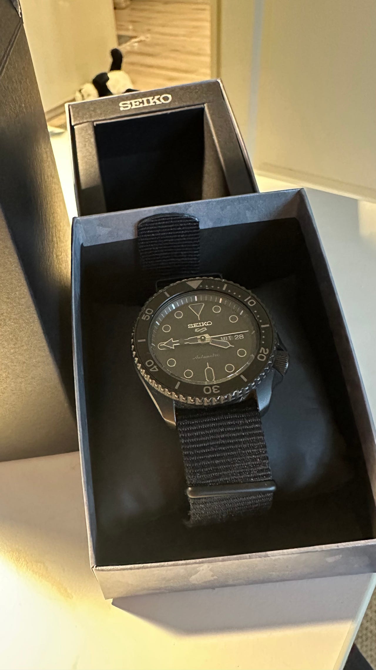 SEIKO 5 Sports Street SRPD79K1 Automatic -Stealth Black kello | Tori