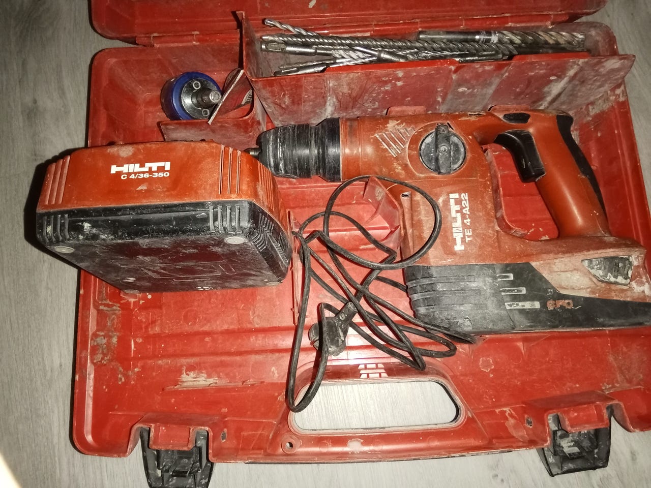 Hilti TE 4-A22 iskuporakone akulla & laturilla | Tori
