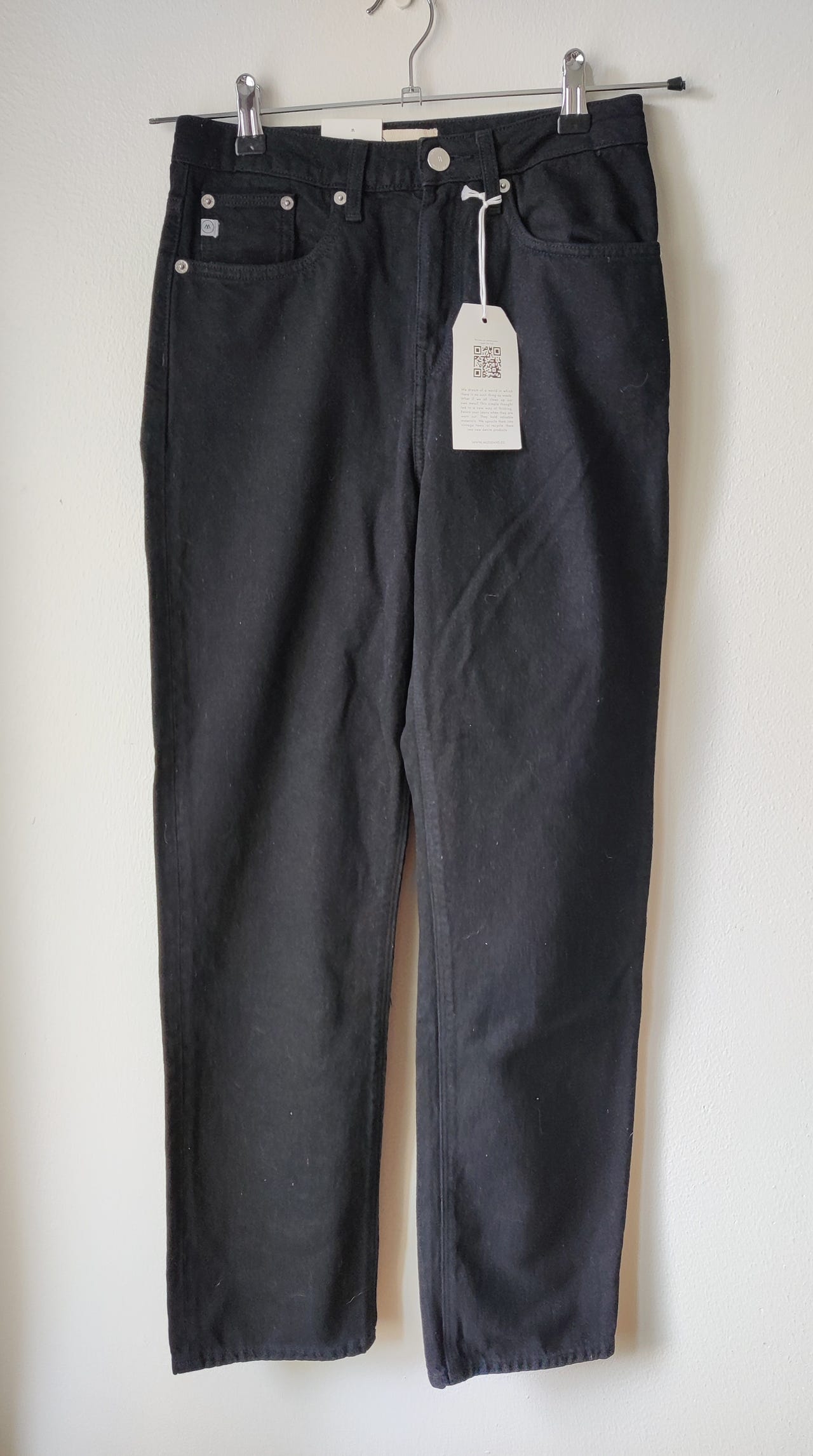 MUD jeans vastuulliset mustat farkut UUDET W25 L30 | Tori