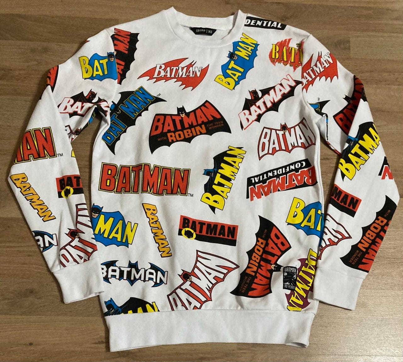 Batman retro-college Cropp koko XS | Tori