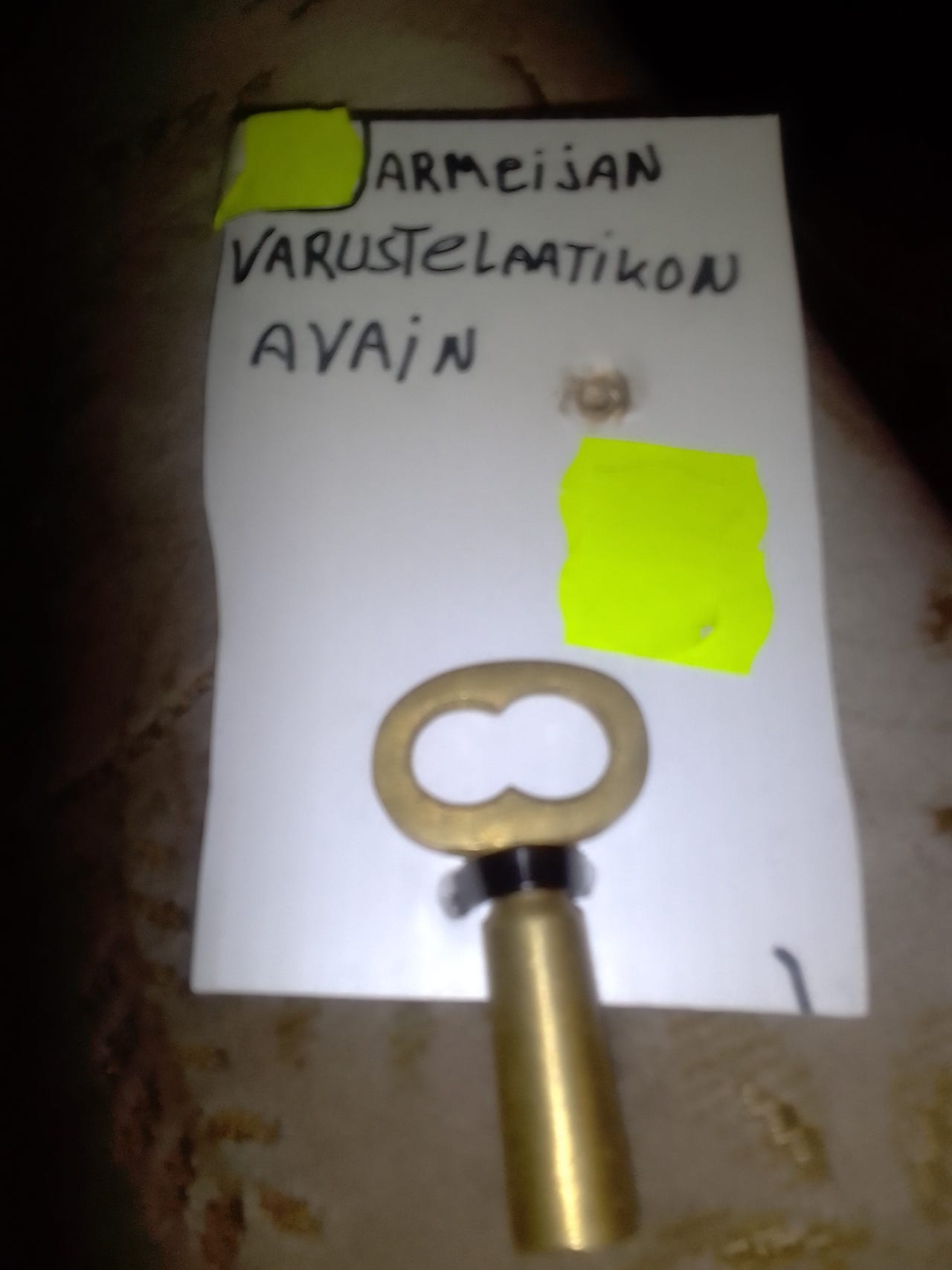 Armeija varustelaatikon avain | Tori