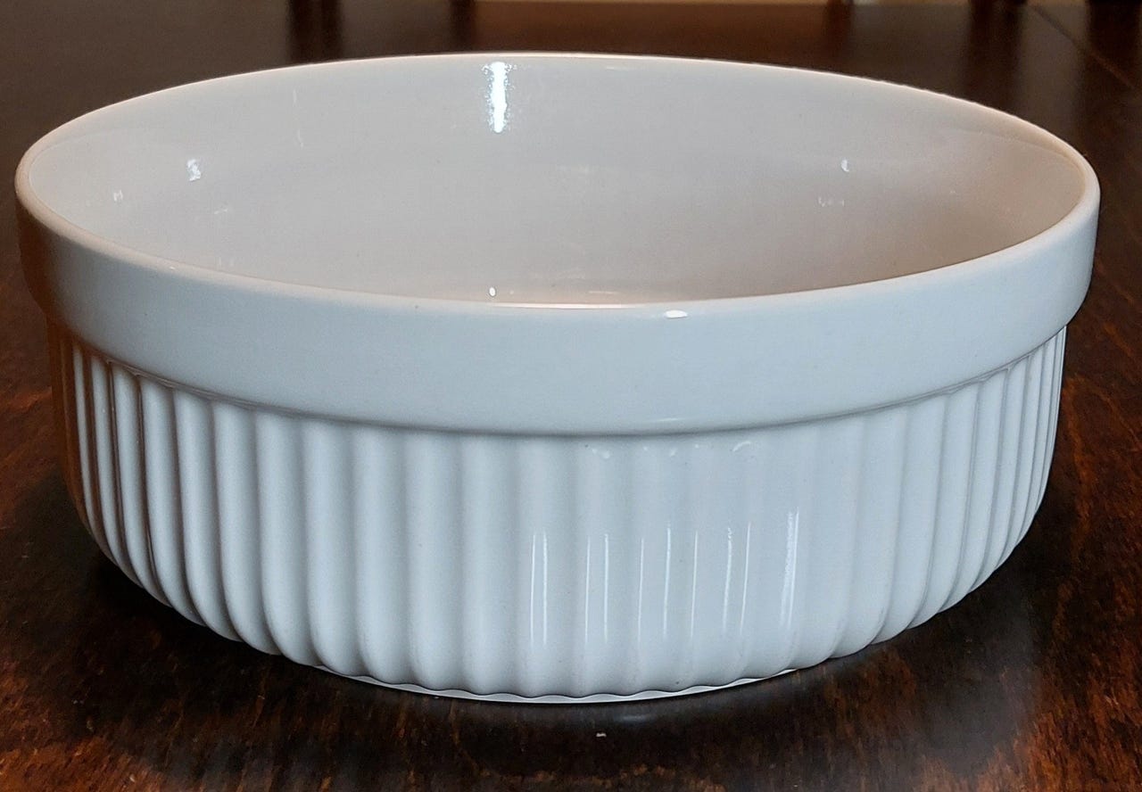 Arabia Uunikokki pyöreä valkoinen vuoka 20,5 cm 2 kpl | Tori