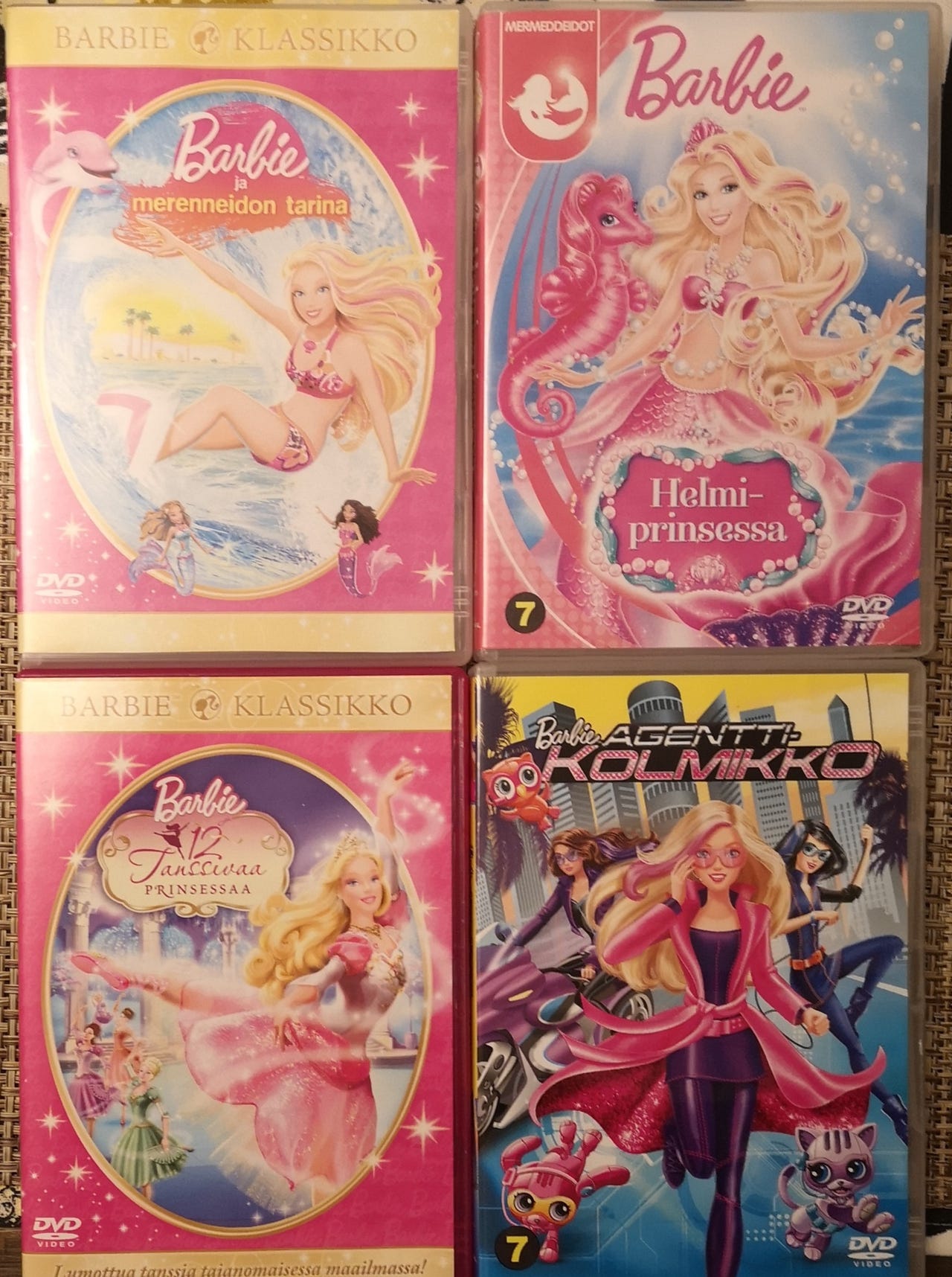 Barbie DVD 4 kpl | Tori