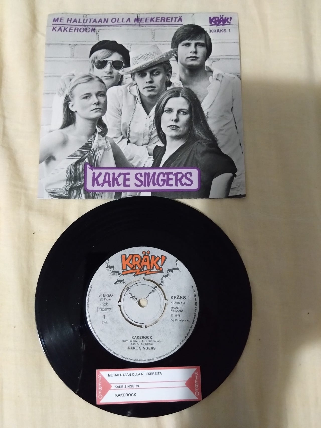 Kake Singers 7" Kakerock | Tori