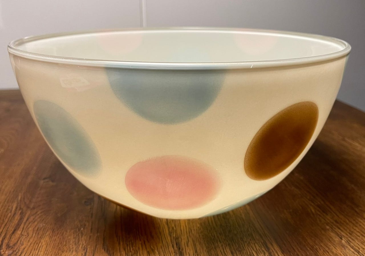 Walther Glass iso kulho Polka Dots, pastel | Tori