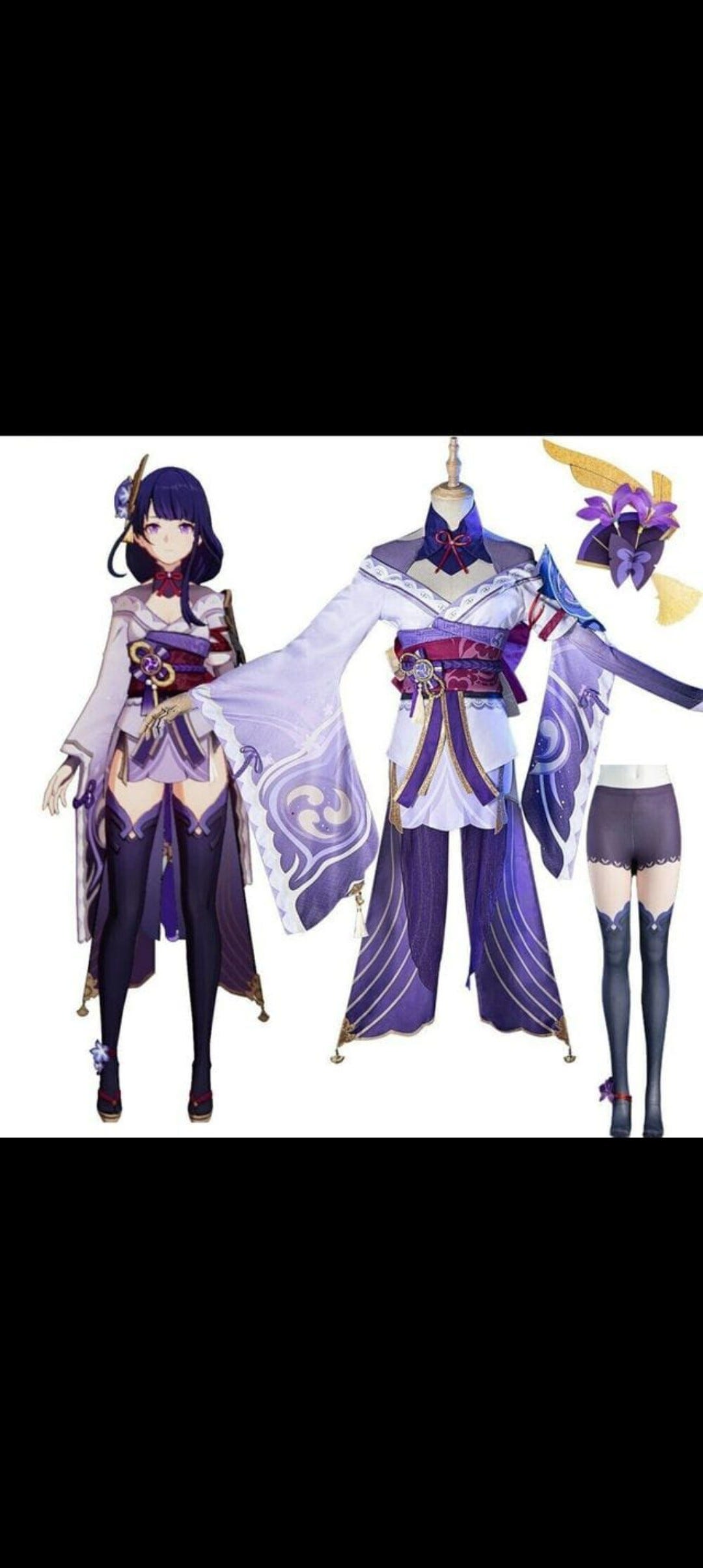 Genshin impact Raiden shogun cosplay asu | Tori