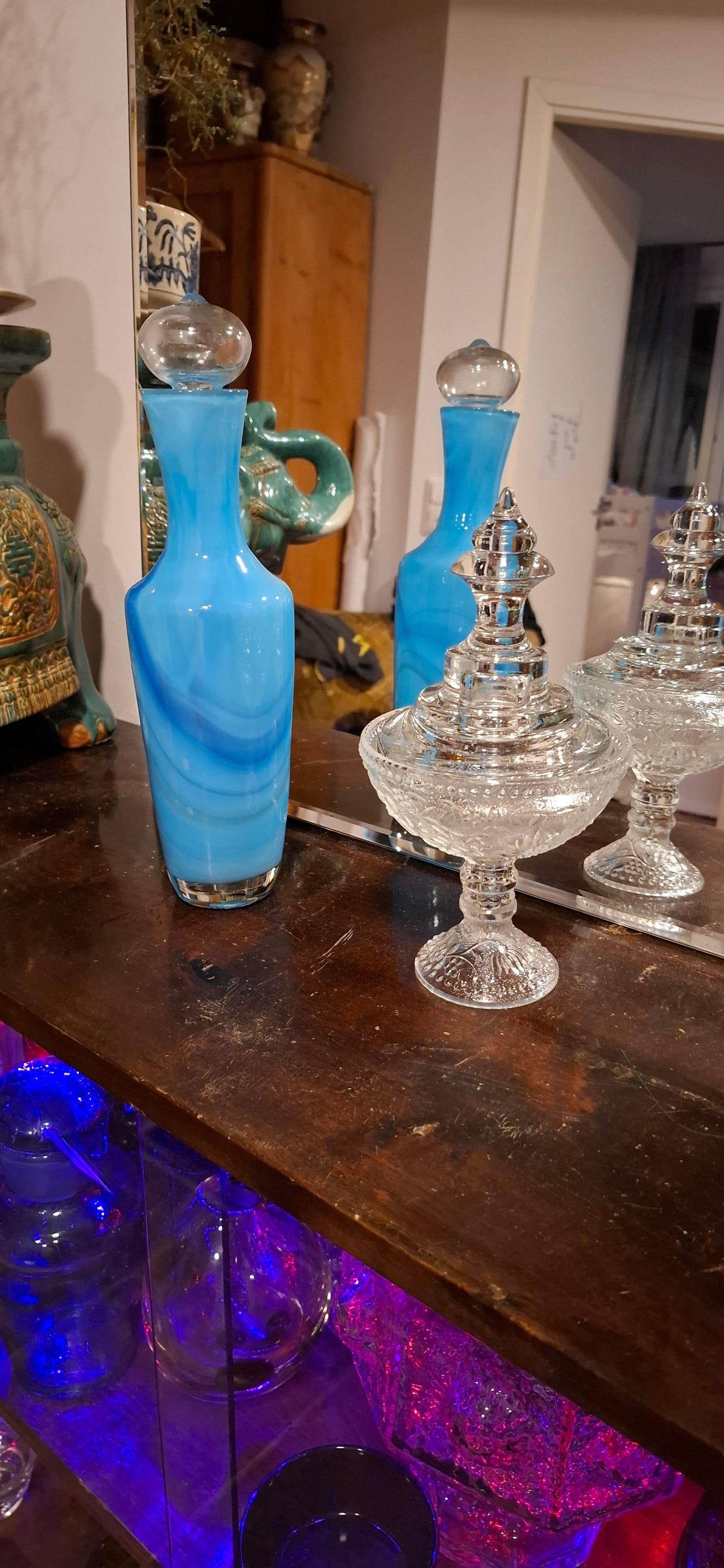 Turkoosi karahvi ja karkki purkki | Tori