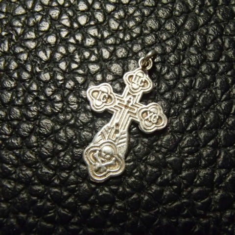 Hopeinen ortodoksi risti riipus | Tori