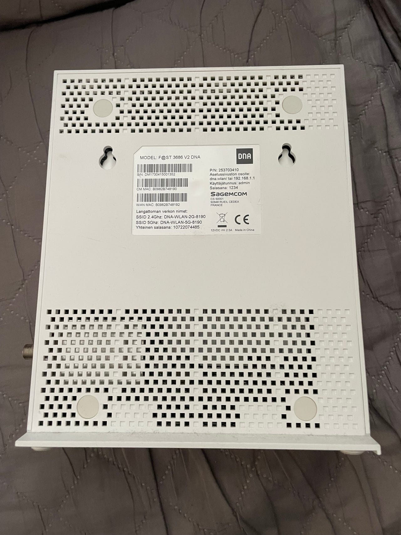 Sagem 3686 V2 kaapelimoodemi | Tori