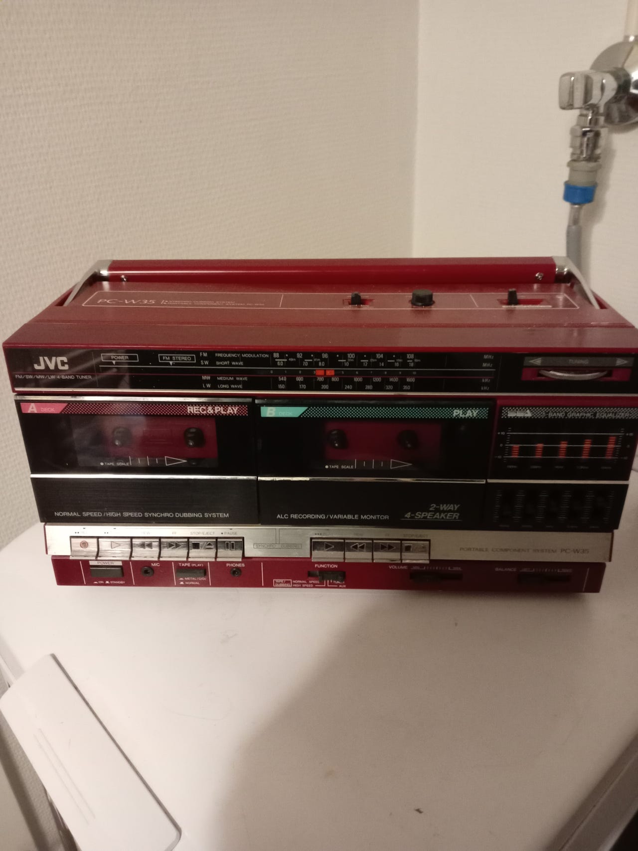 Jvc pc-w35e casette receiver | Tori