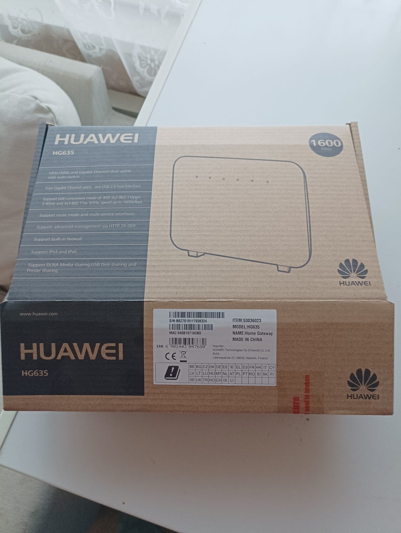 Huawei HG635 modeemi | Tori