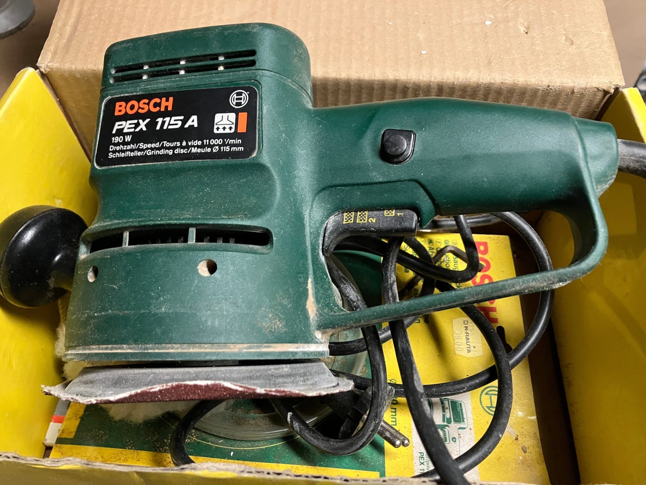 Epäkeskohiomakone Bosch PEX-115A | Tori