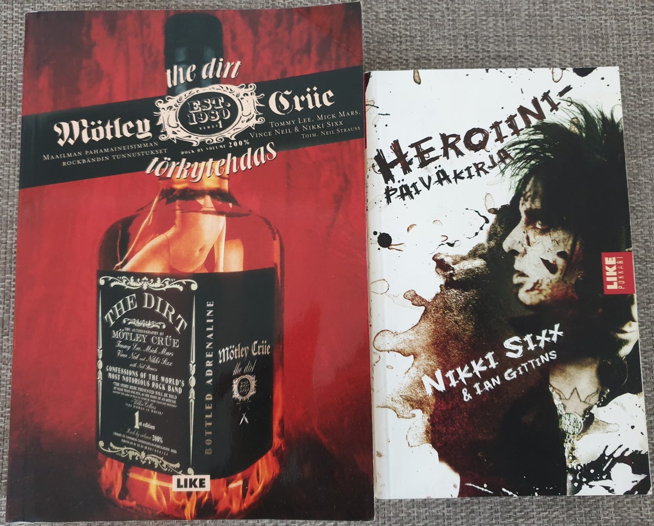 Mötley Crüe The Dirt ja Nikki Sixx Heroiinipäiväkirja | Tori
