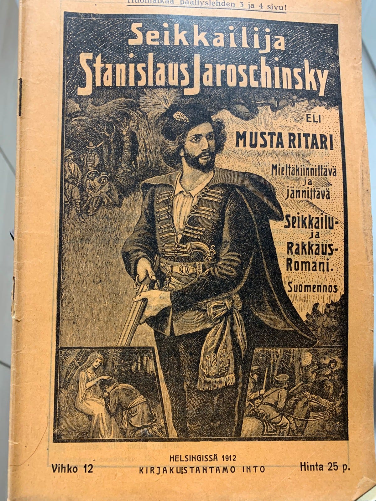Seikkailija Stanislaus Jaroschinsky eli musta ritari 1912 | Tori