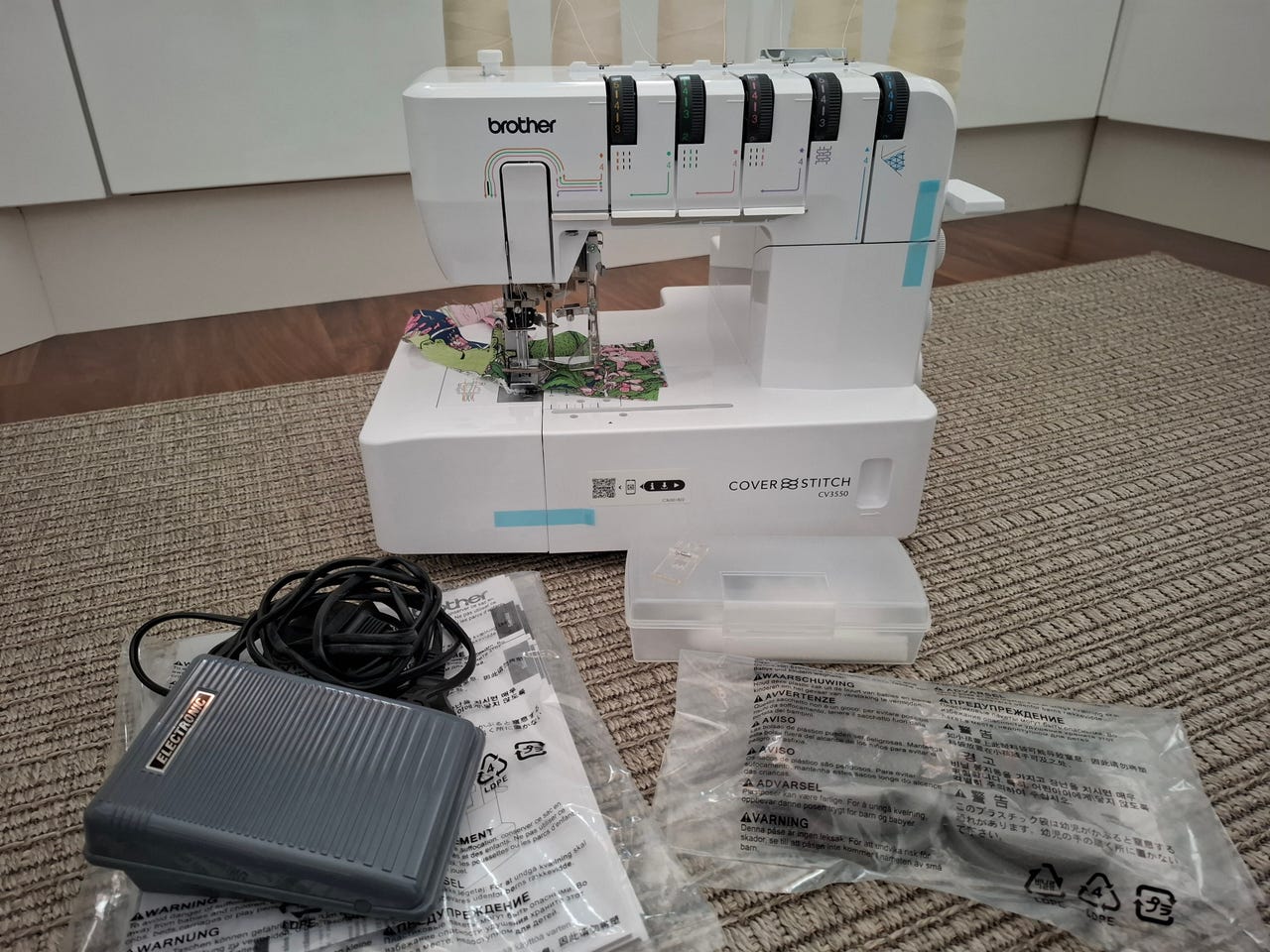 Brother 3550 CV päällipeitetikkikone / alapeitetikki | Tori