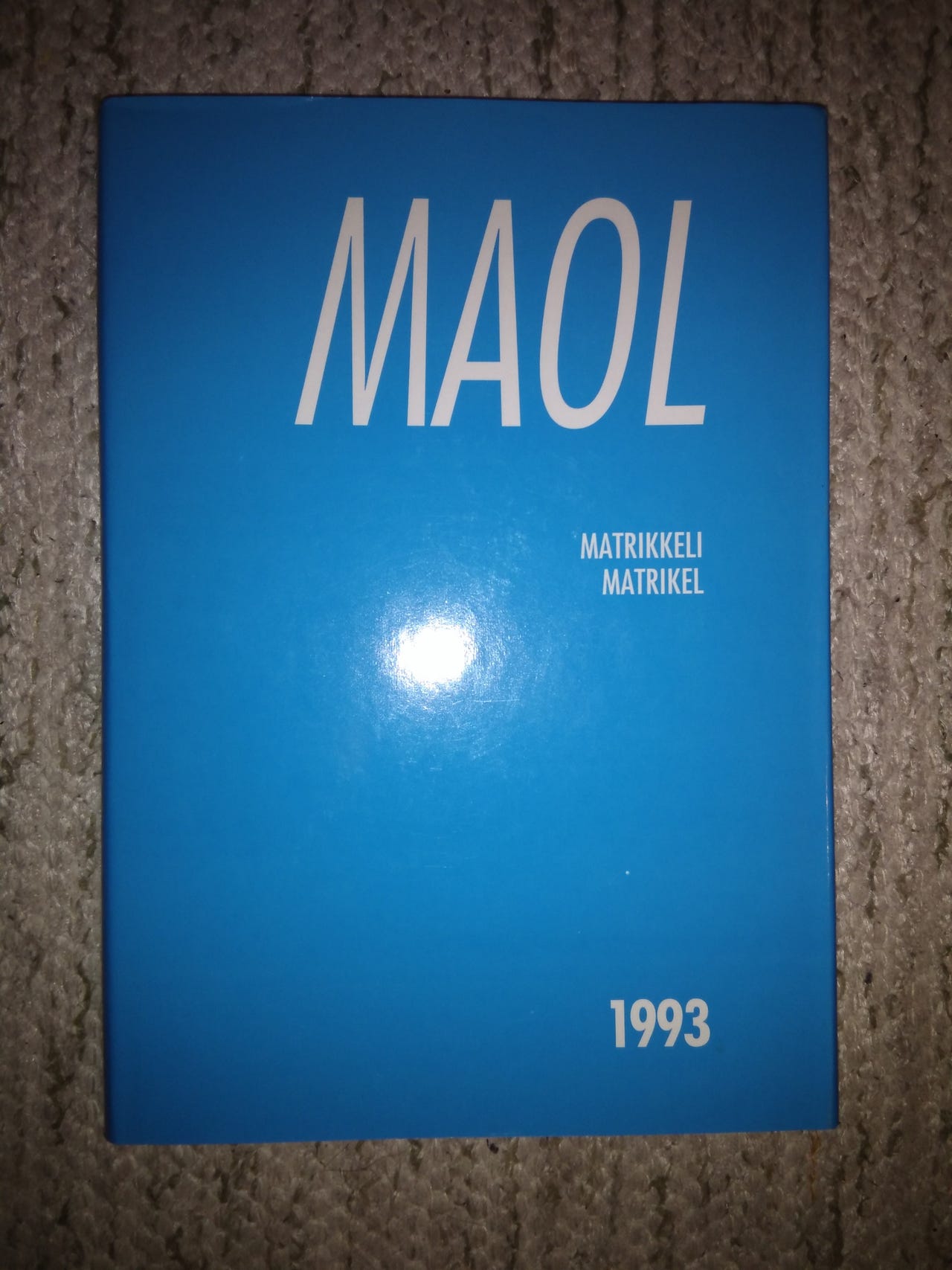 MAOL matrikkeli 1993 | Tori