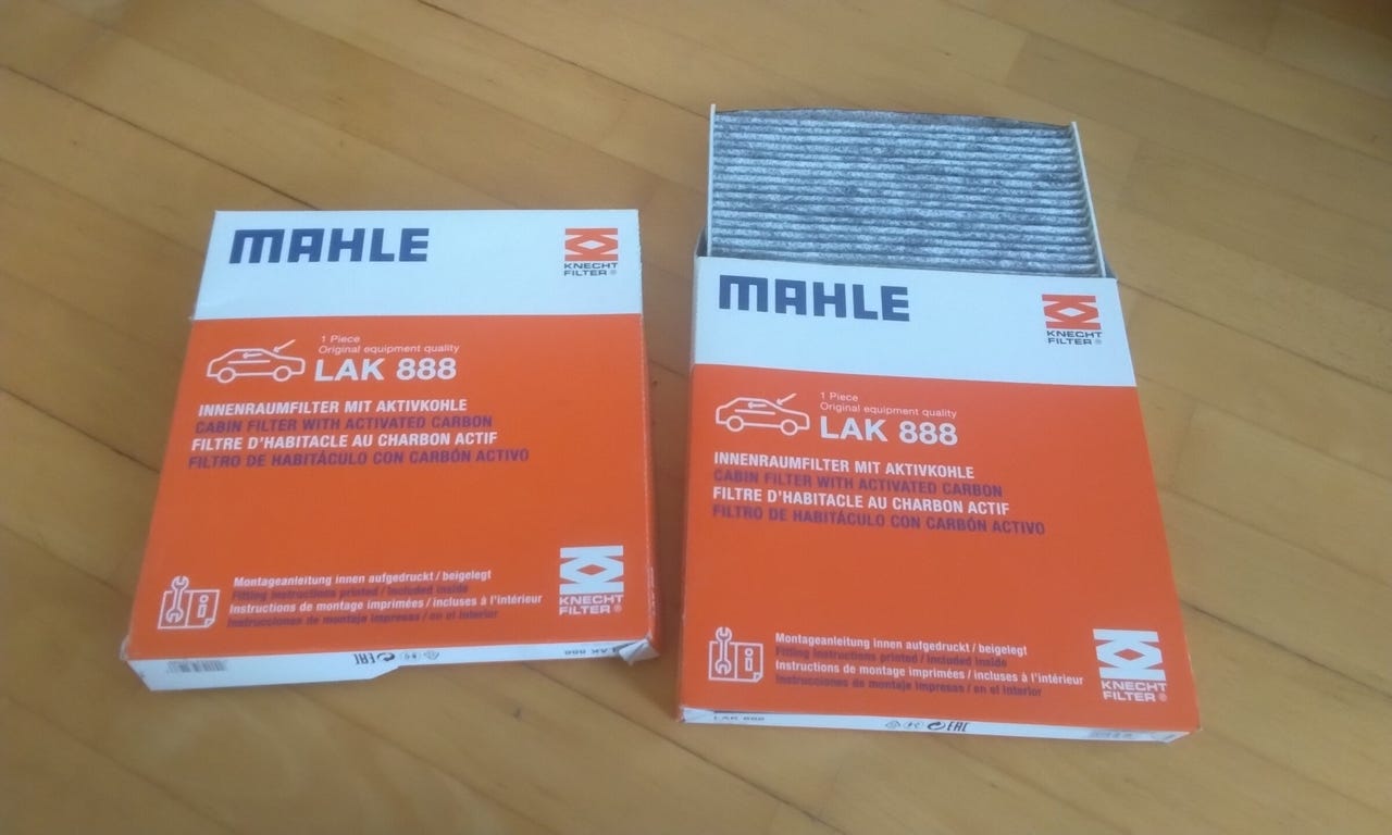 Mahle LAK 888 aktiivihiilisuodatin 2kpl | Tori