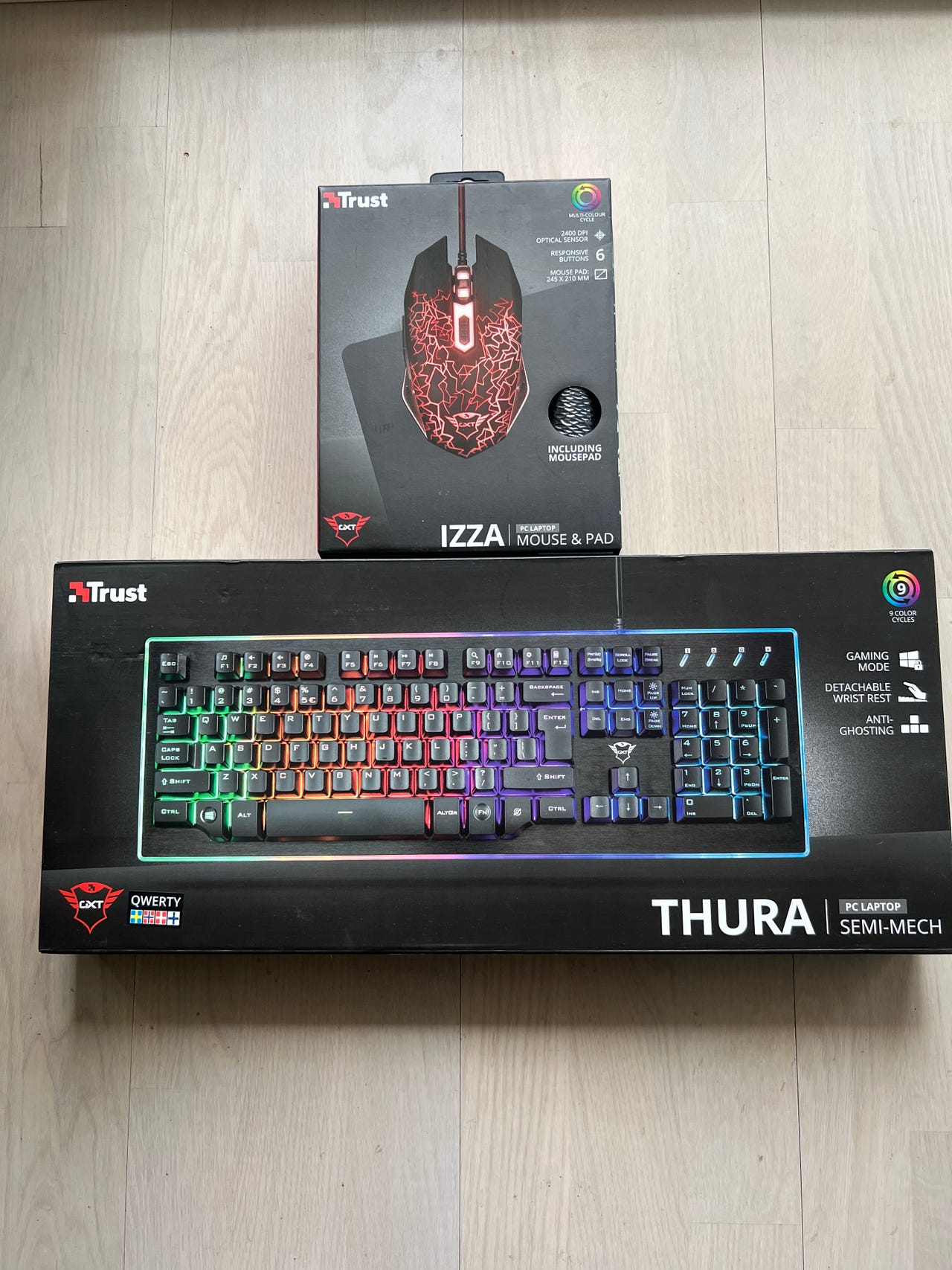 Trust GXT pelinäppäimistö+hiiri+hiirimatto | Tori