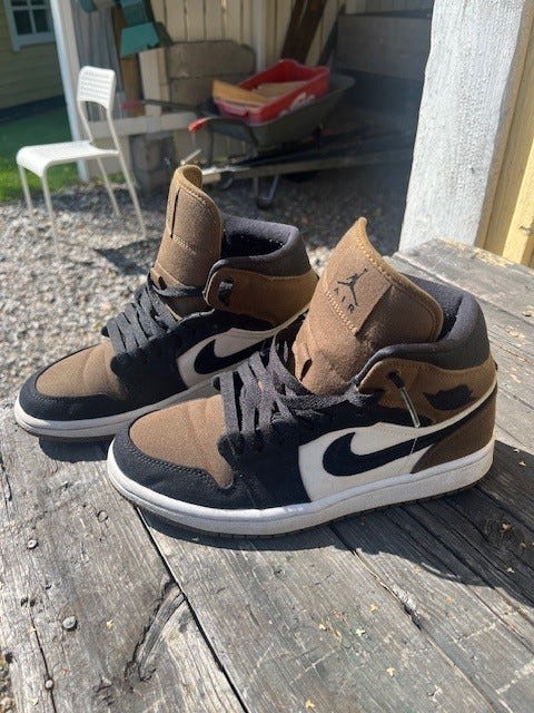 Nike Air Jordan 1 - koko 39 - Väri: Olive Toe | Tori