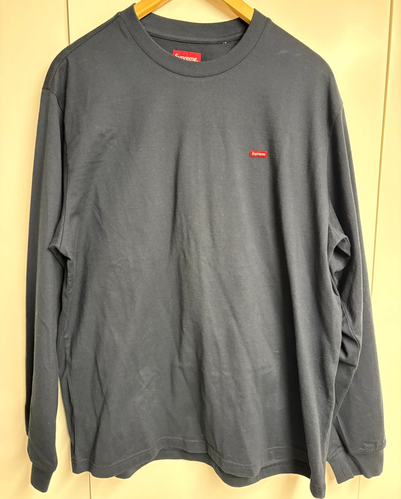 Supreme Small Box Logo Long Sleeve L sininen uusi | Tori