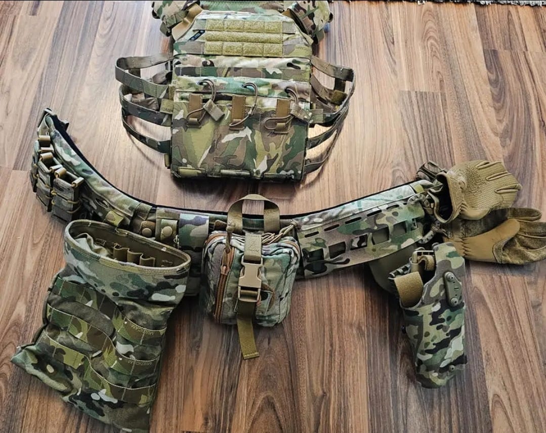 Crye Precision Airlite SLC Belt (L) + lisukkeet | Tori