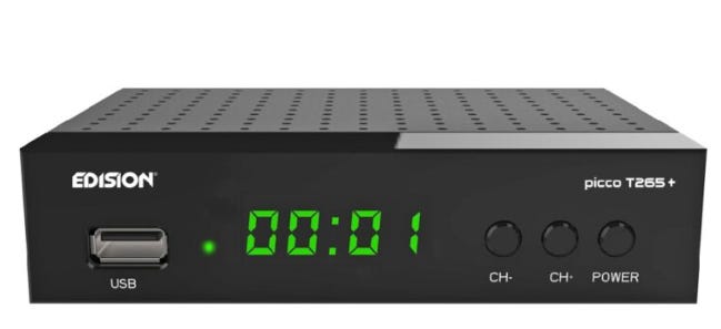 Edision Picco T265 DVB-T2 HD teräväpiirto digiboksi antenniverkkoon | Tori