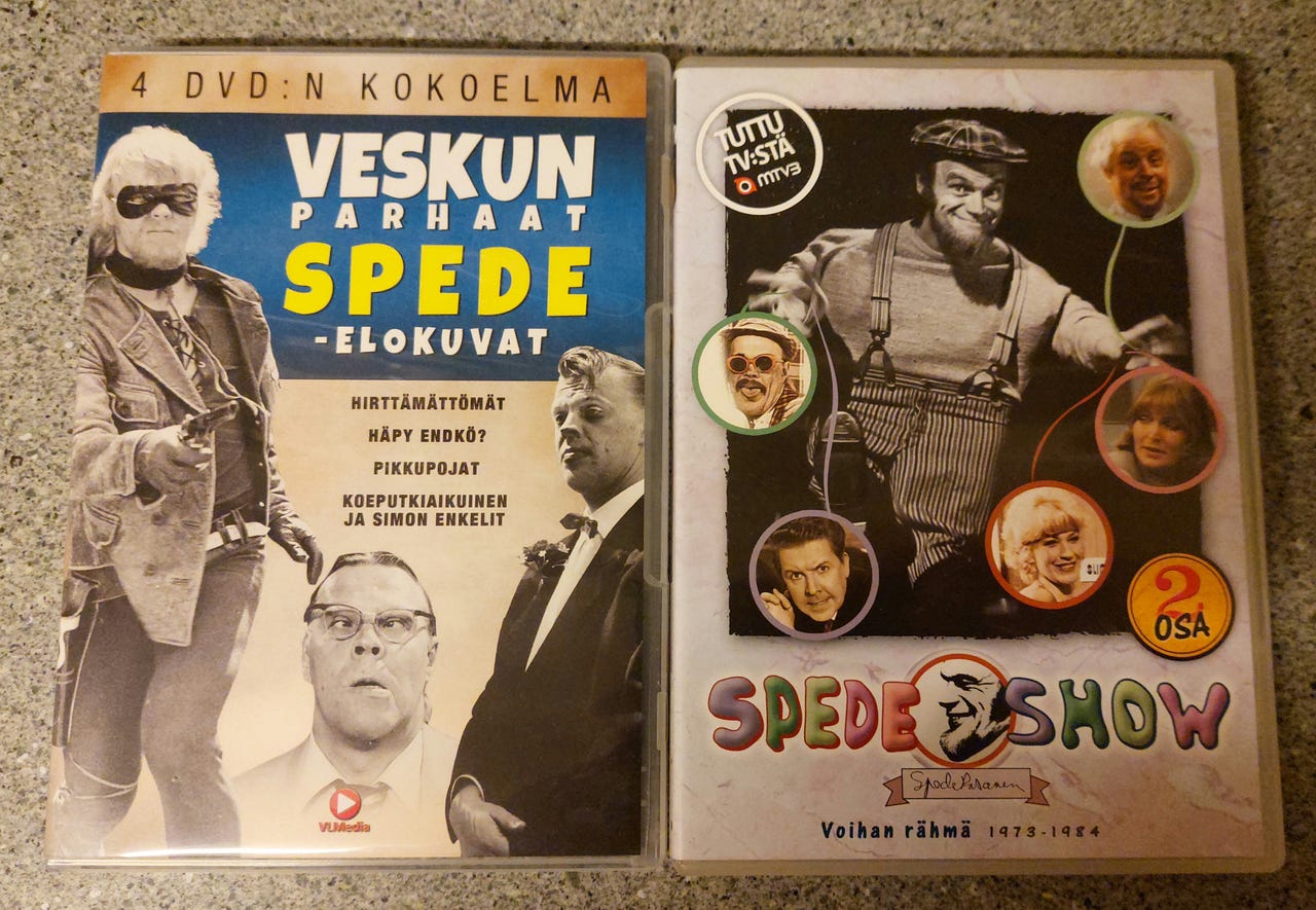 Vesku- ja,Spede Show. Dvd:t | Tori