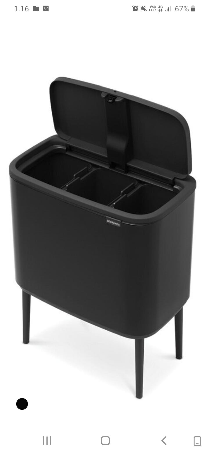 Ostetaan Brabantia Bo-roskis 3 x 11 l, Zone saippuapumppu | Tori