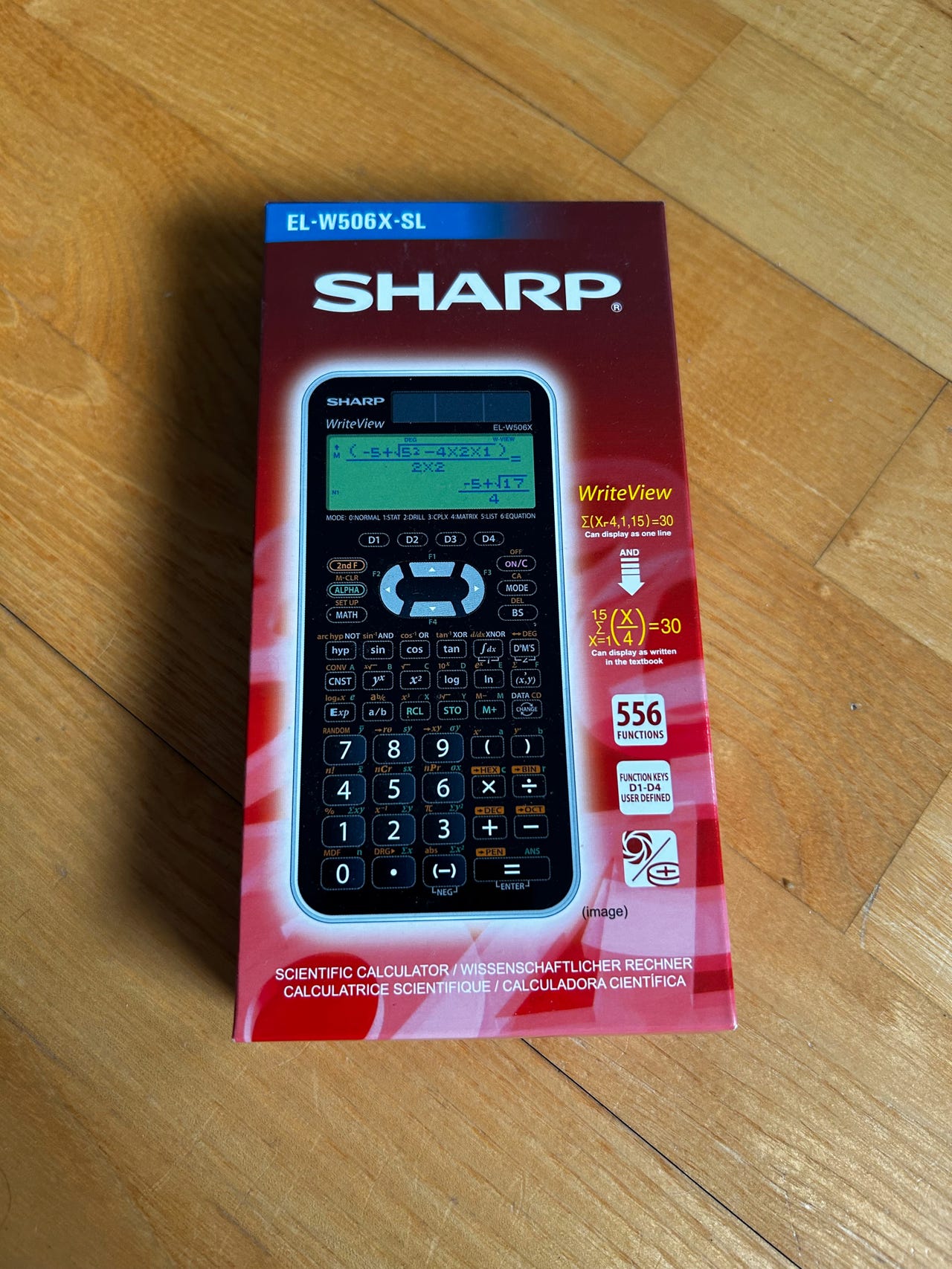 Sharp el-w506x-sl laskin | Tori
