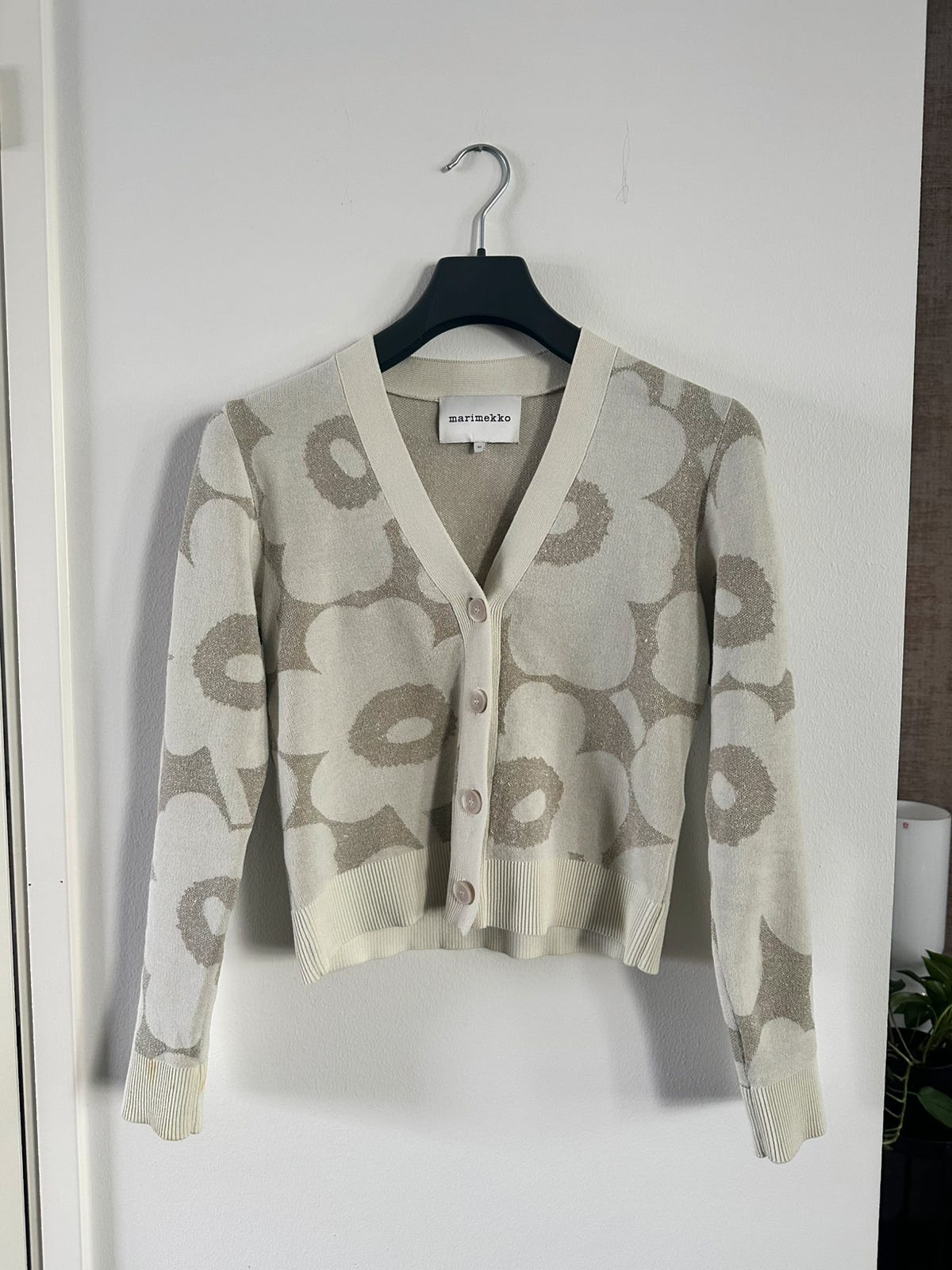 Marimekko Kaide Pieni Unikko II neuletakki XS | Tori