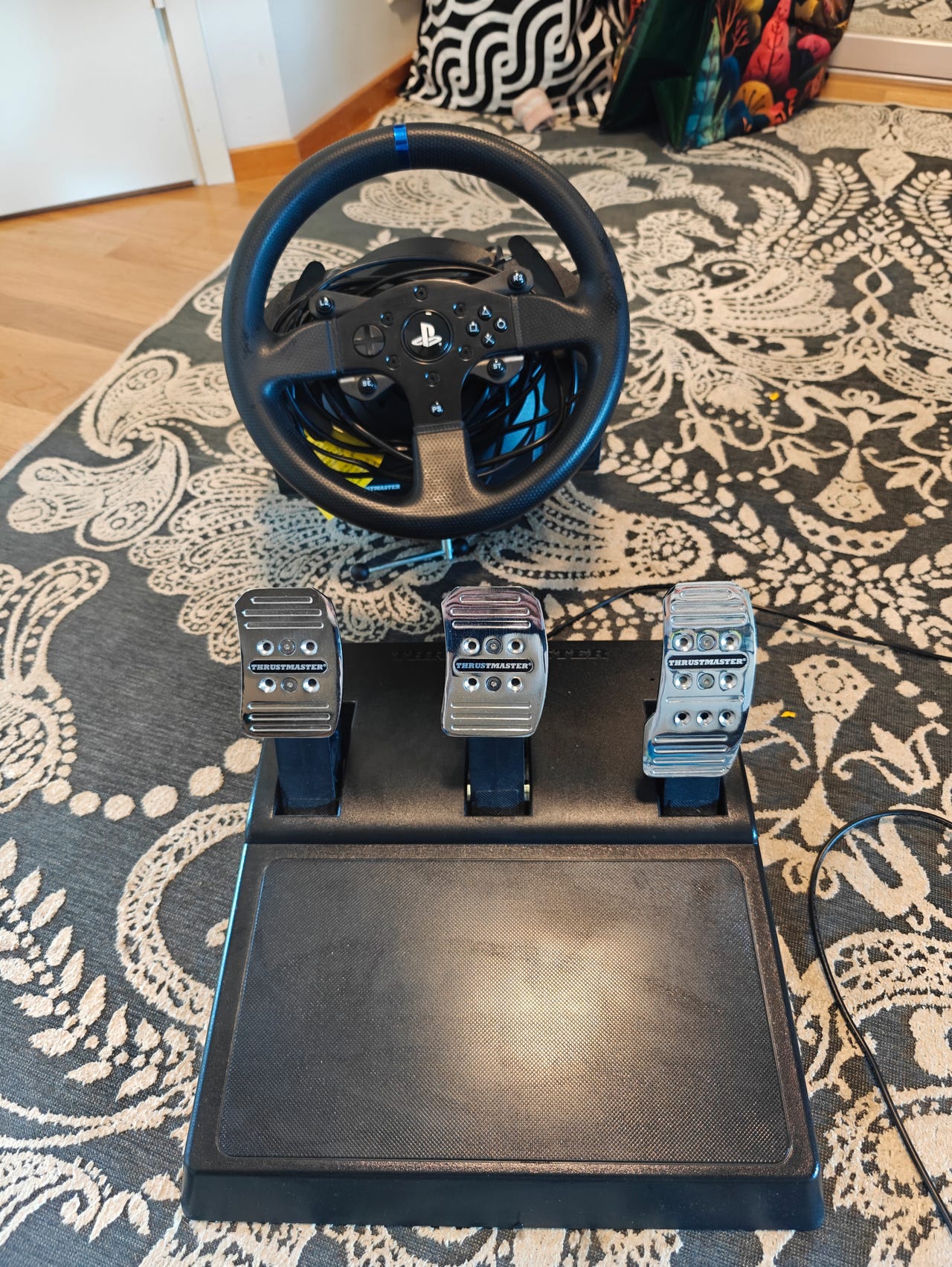 Thrustmaster t300rs + T3PA -polkimet loadcellillä + ralliratti ...