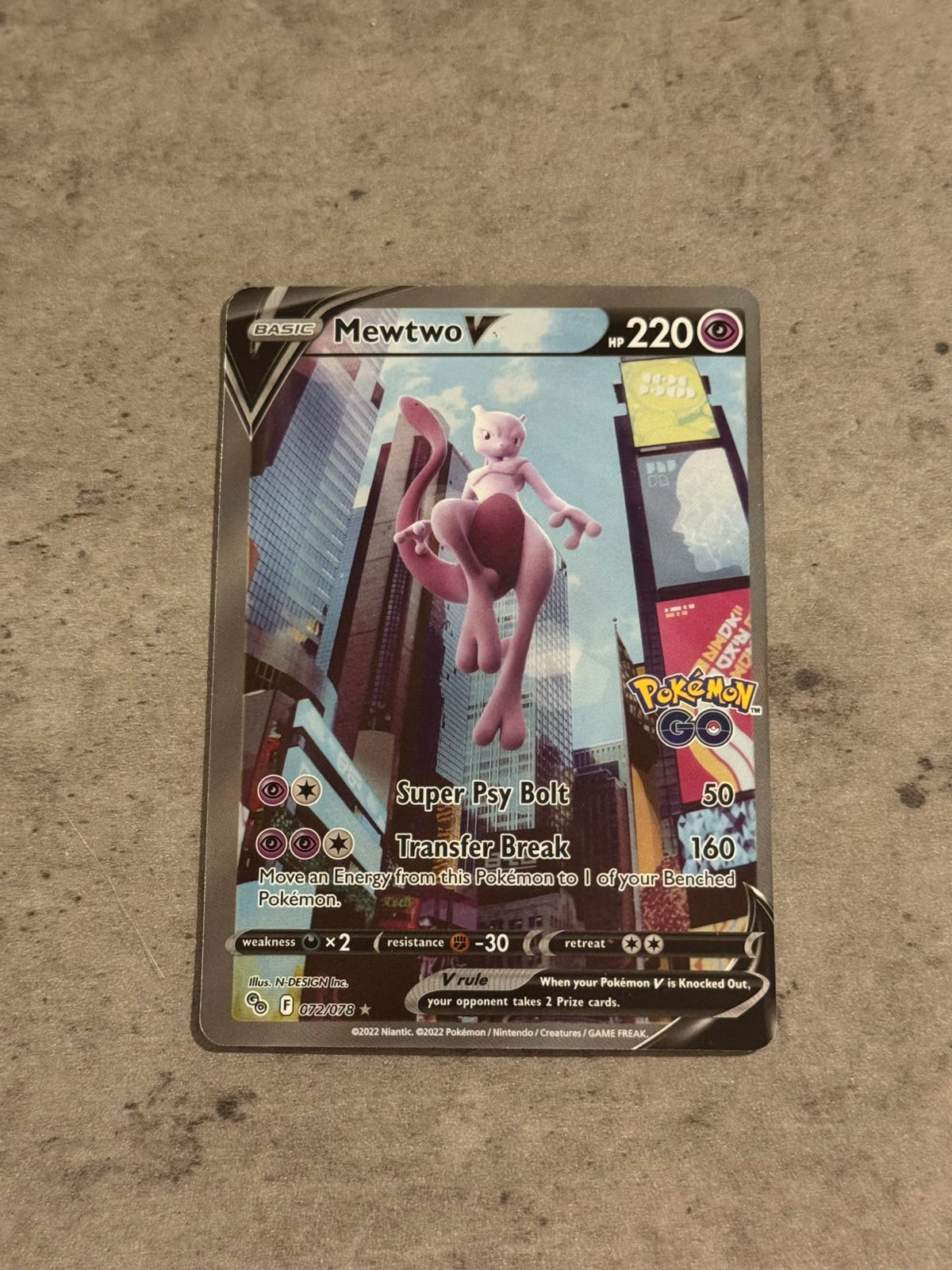 Pokemon Mewtwo V Alt Art | Tori