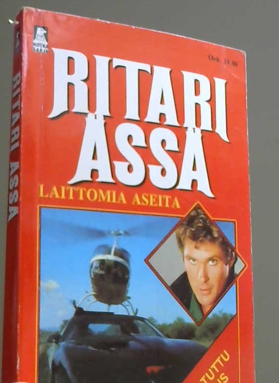 Ritari Ässä - Laitto-mia asei-ta (suomenkielinen pokkari, 1986) | Tori