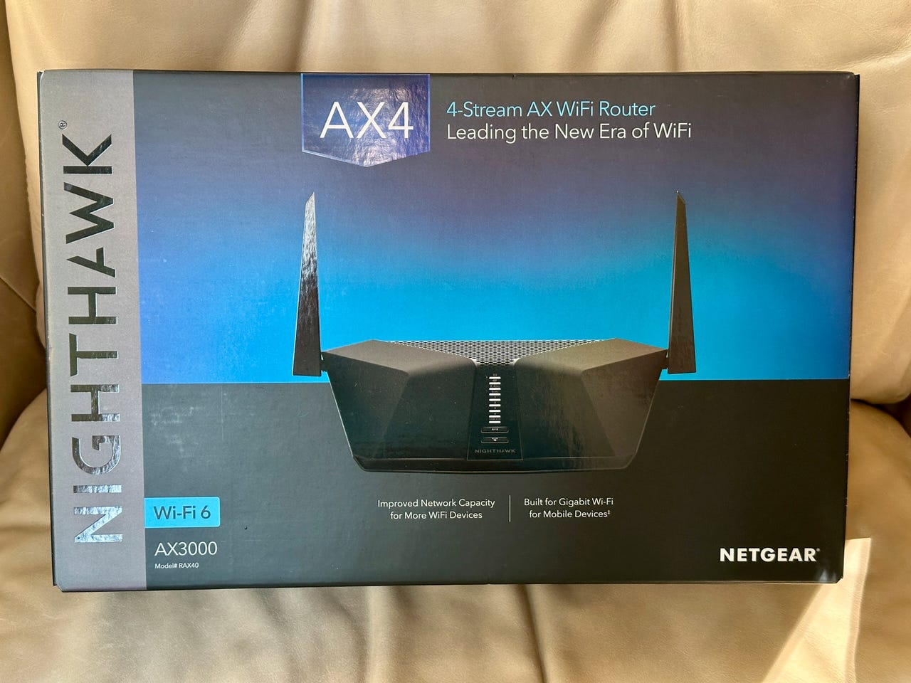 Nighthawk RAX40 WiFi 6 AX4 AX3000 | Tori
