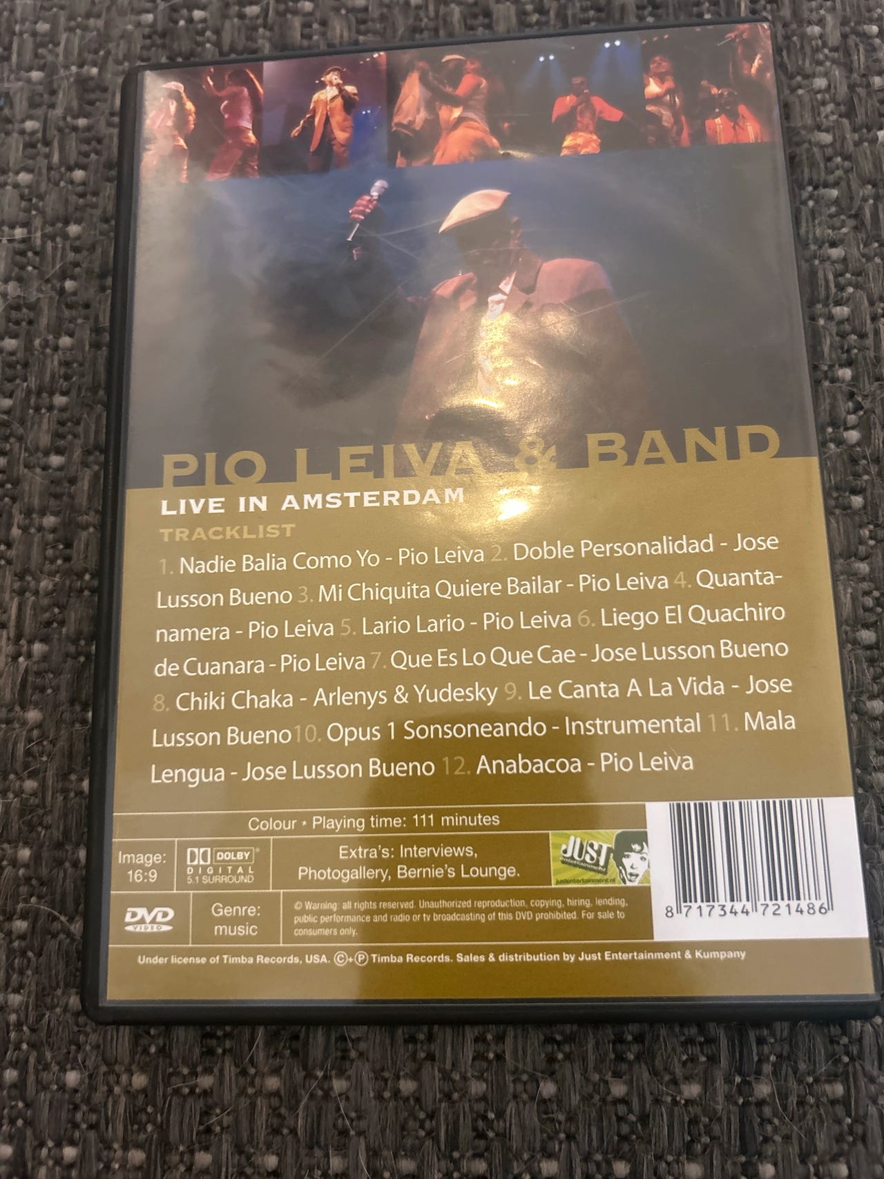 Musa DVD: Pio Leiva & Band - Live in Amsterdam | Tori