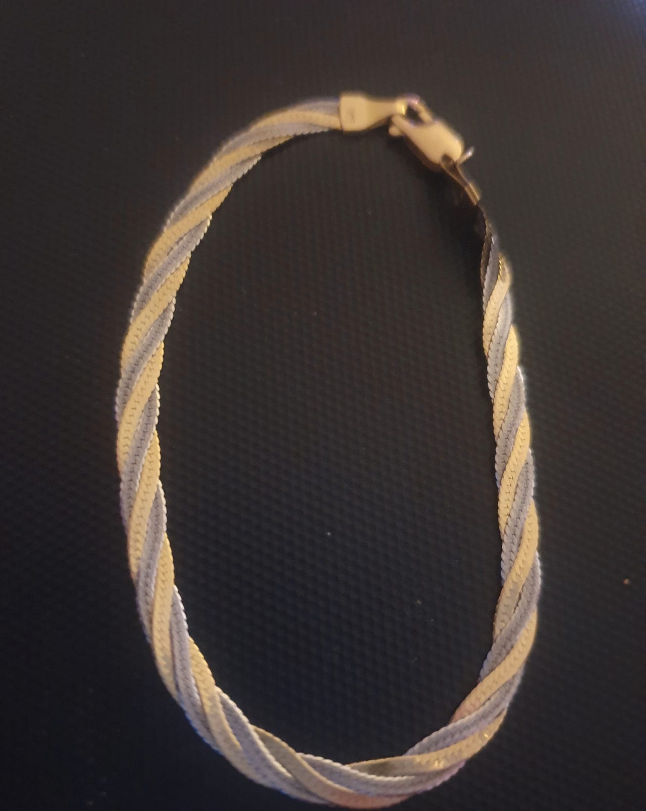 Valkokulta/kulta rannekoru | Tori