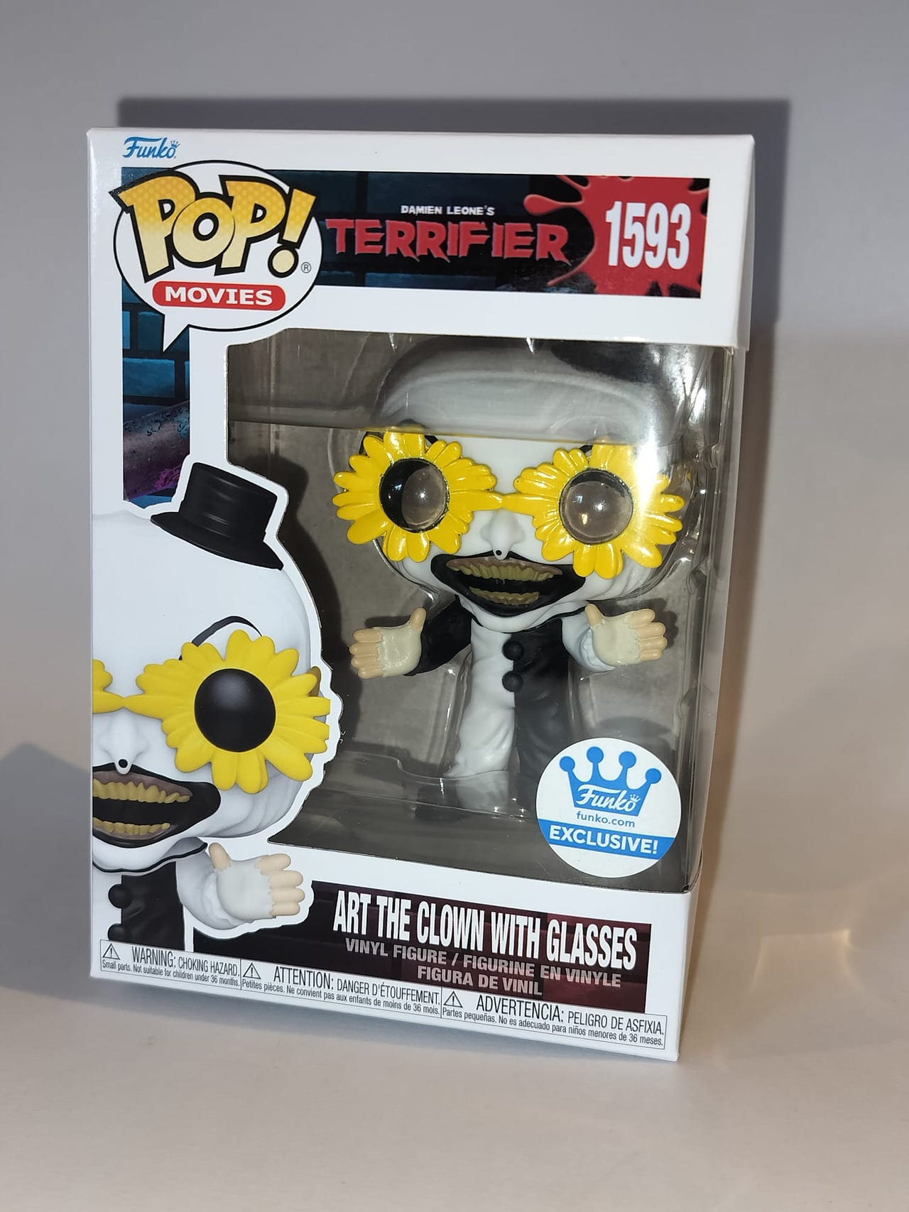 Funko Pop! 1593 Terrifier - Art the Clown With Classes | Tori