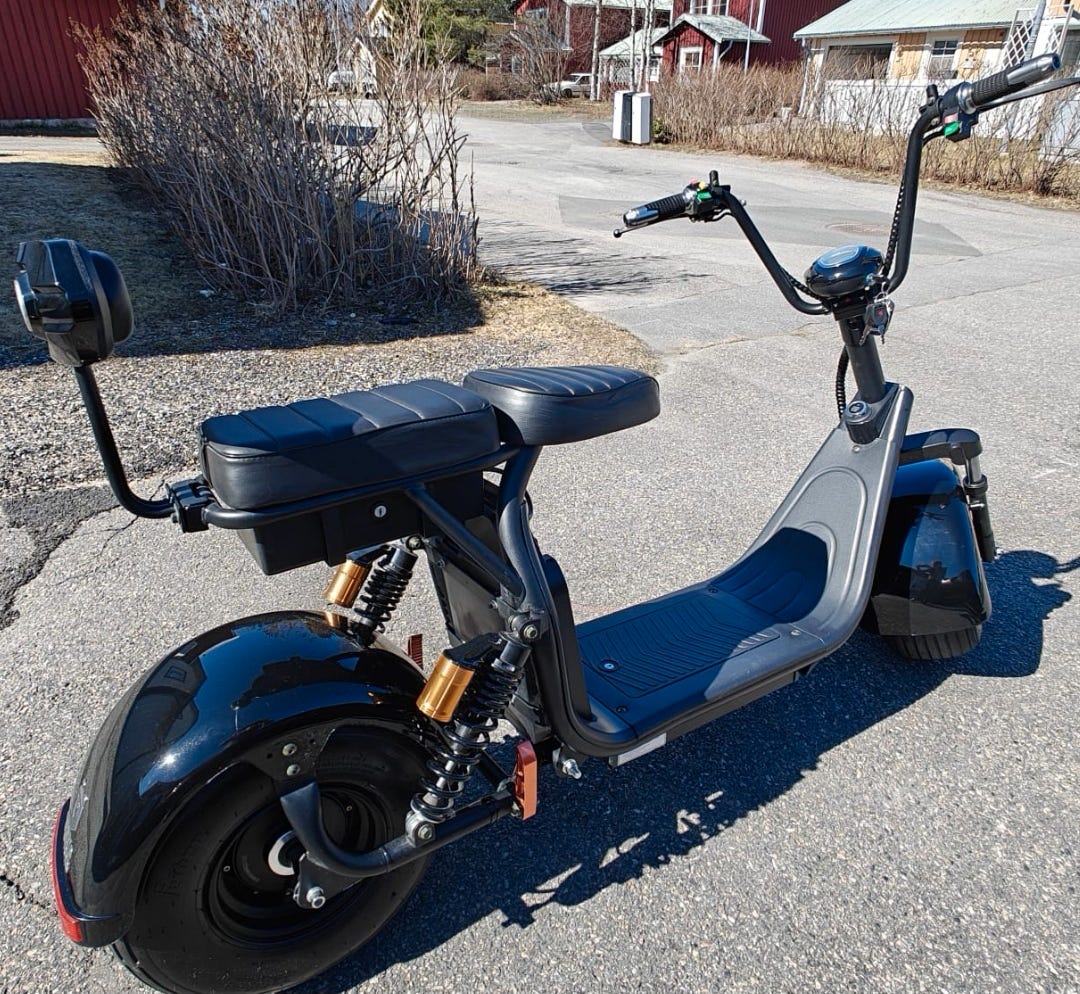 Kontio Motors Kruiser Long Range Black 2 x 1,2kWh akuilla | Tori
