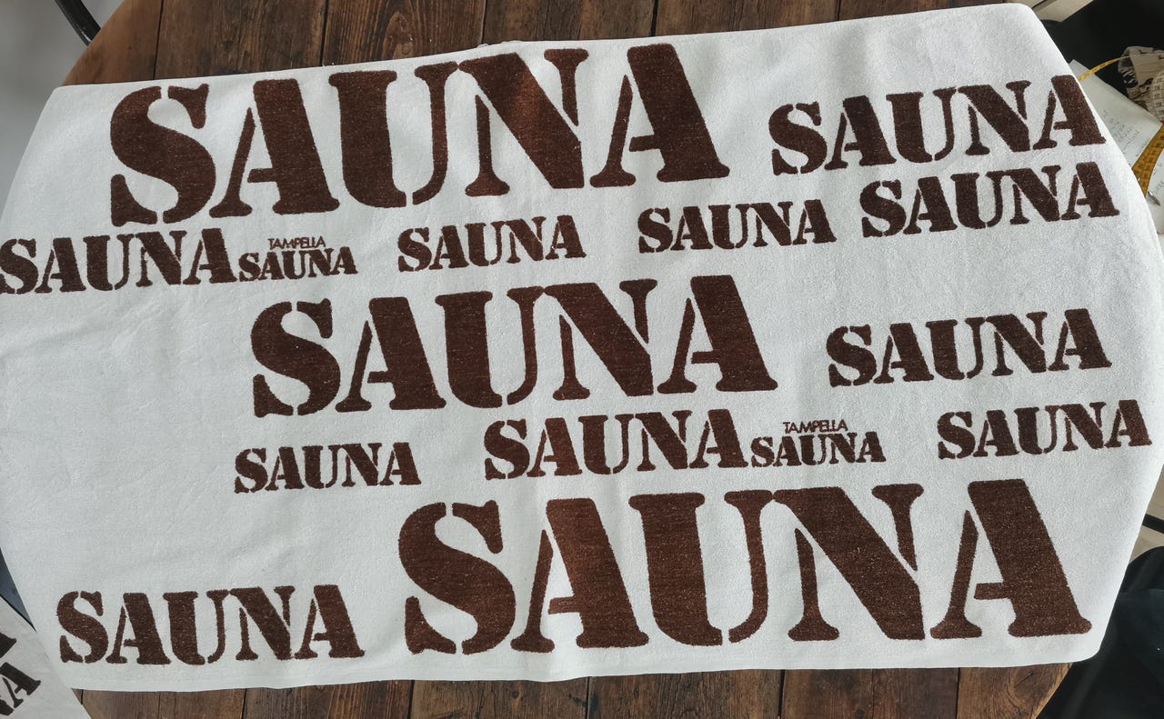 Retro SAUNA pyyhe / Tampella | Tori