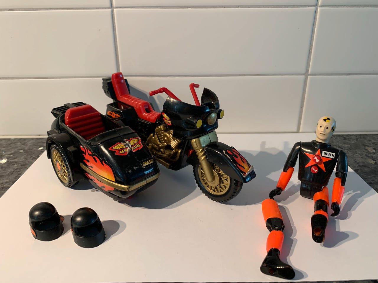 Crash Test Dummies motorcycle vintage lelut | Tori